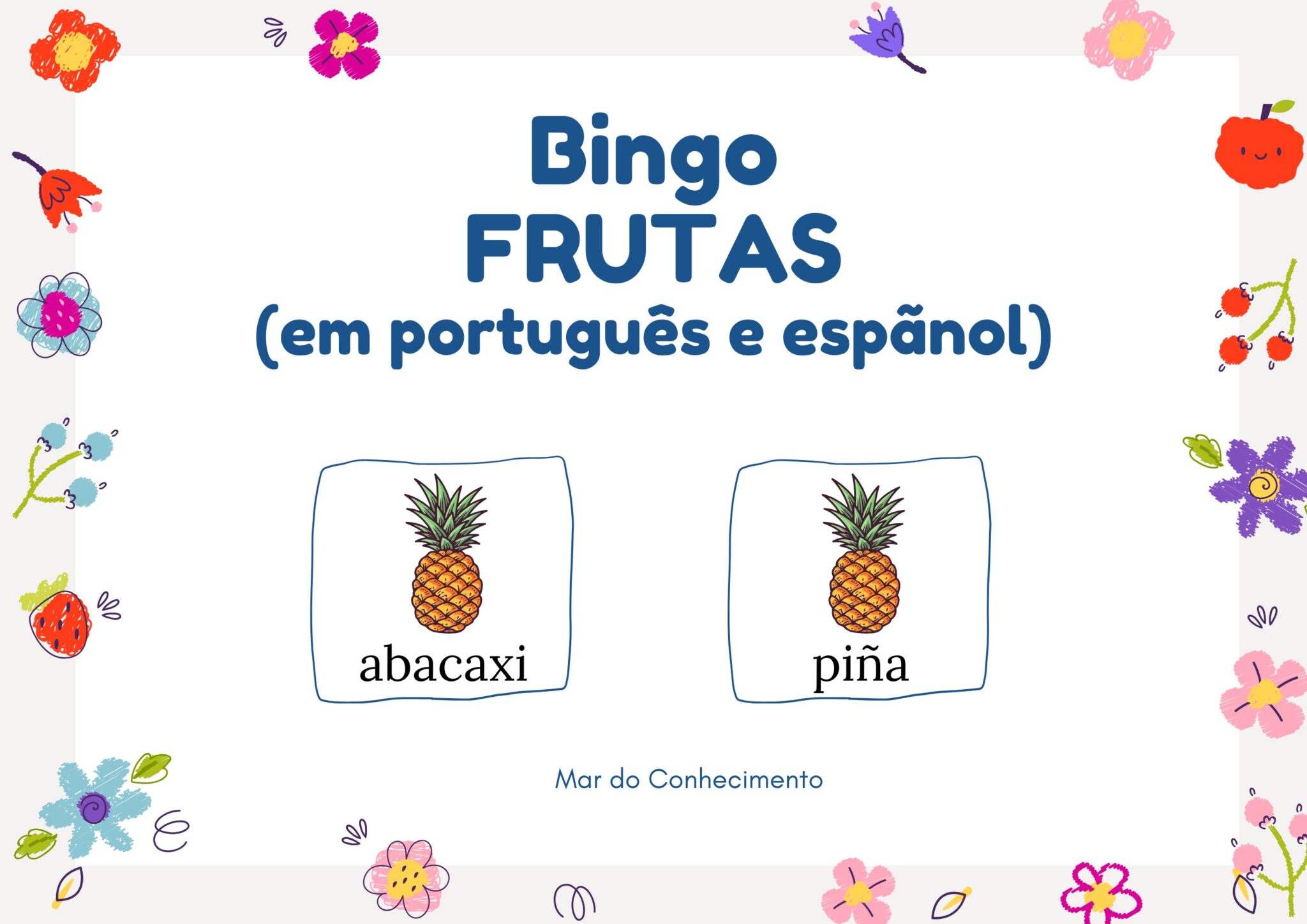 Bingo de frutas – mardoconhecimento.com.br